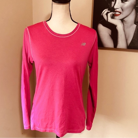 New Balance | Tops | New Balance Pink Long Sleeve Top | Poshmark